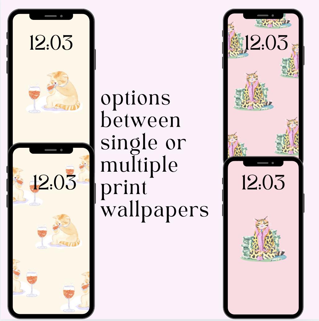 100+ Cat Phone Wallpapers! - Etsy