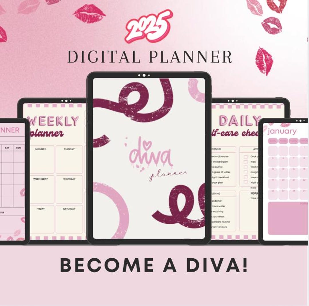 2025 Calendar and Planner Bundle - Etsy