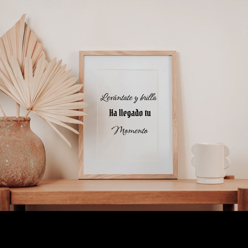 Citara Inspirada Frase Motivacional Con Temática Arte De La Pared De La ...