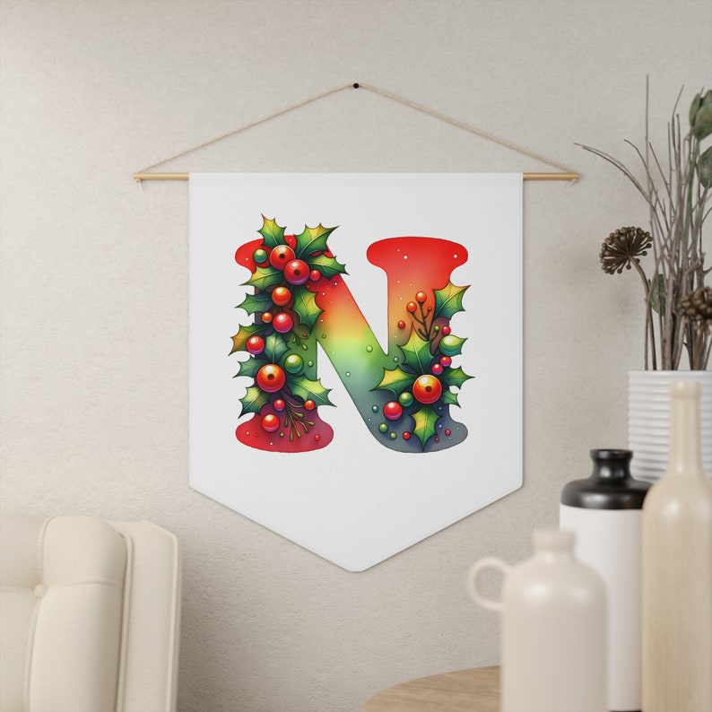 Christmas Watercolor Alphabet Clipart - Downloadable Decorative PNG ...