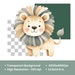 Safari Baby Animals PNG Bundle - Watercolor Cute Jungle Clipart, Baby ...