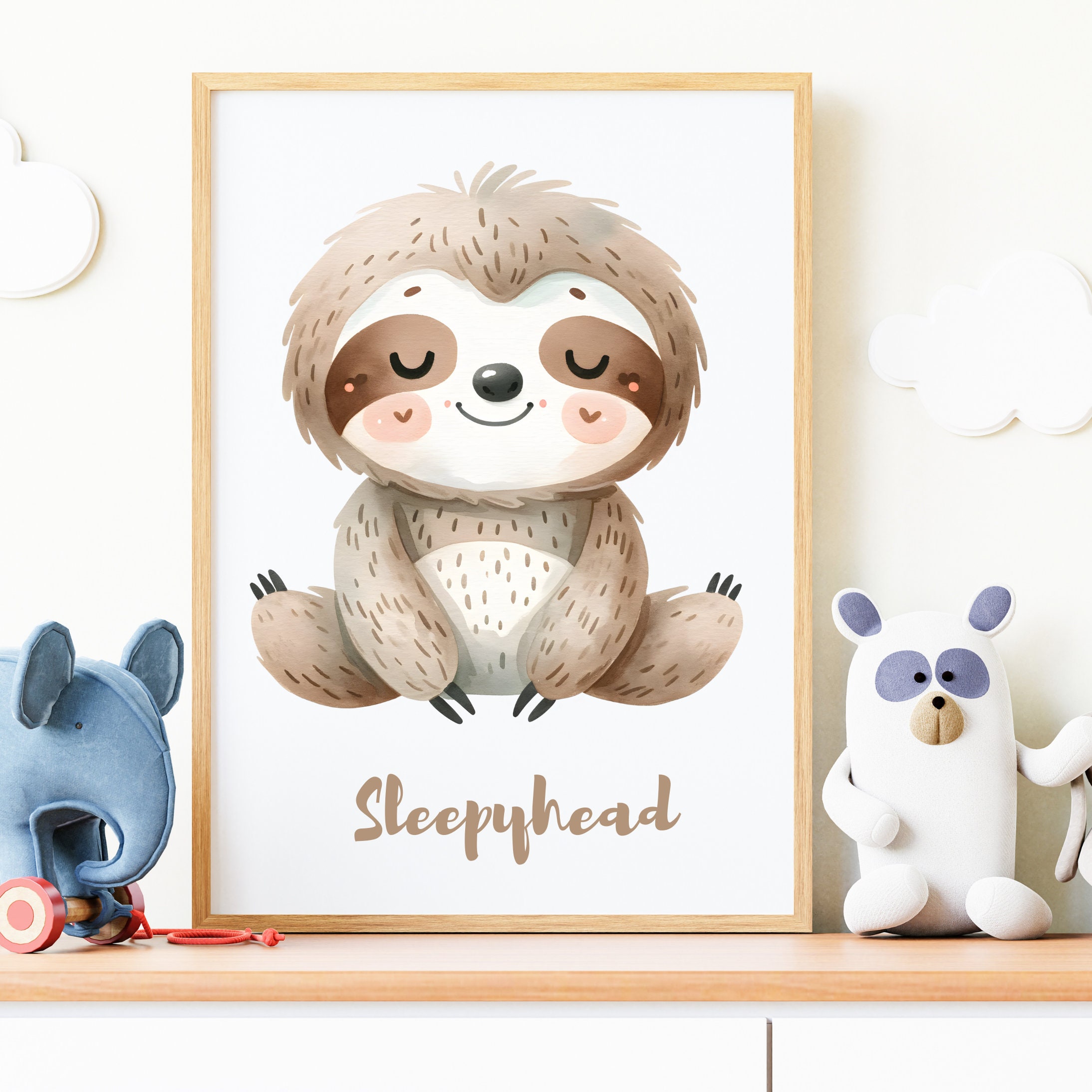 Safari Baby Animals PNG Bundle Watercolor Cute Jungle Clipart, Baby ...