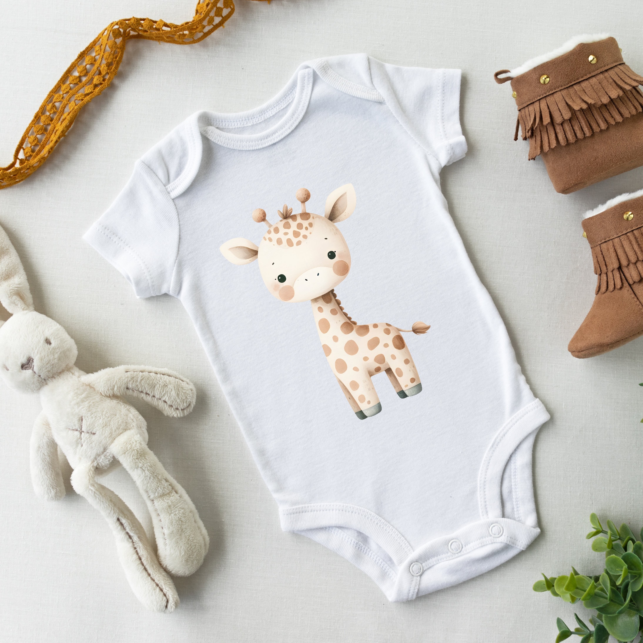 Safari Baby Animals PNG Bundle Watercolor Cute Jungle Clipart, Baby ...