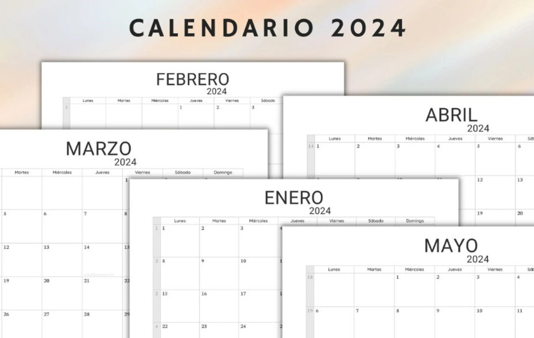 Monthly Desktop Planner, Minimalist Calendar is Perfect for Your Work ...