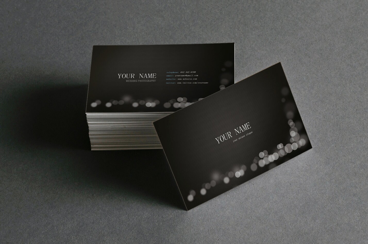 Visiting Cards. Invitation Edit and Print 2024 Photoshop - Etsy