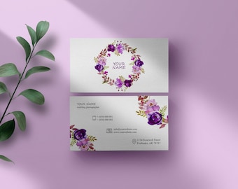 Visiting Cards. Invitation Edit and Print 2024 Photoshop - Etsy