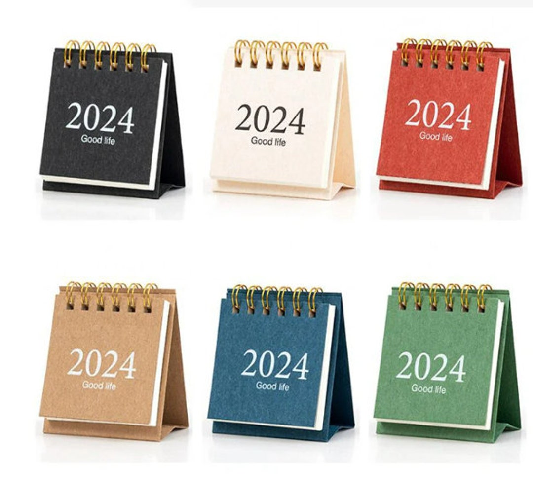 Mini Desk Calendar/table Calendars 2024 Simple and Portable, Small and ...