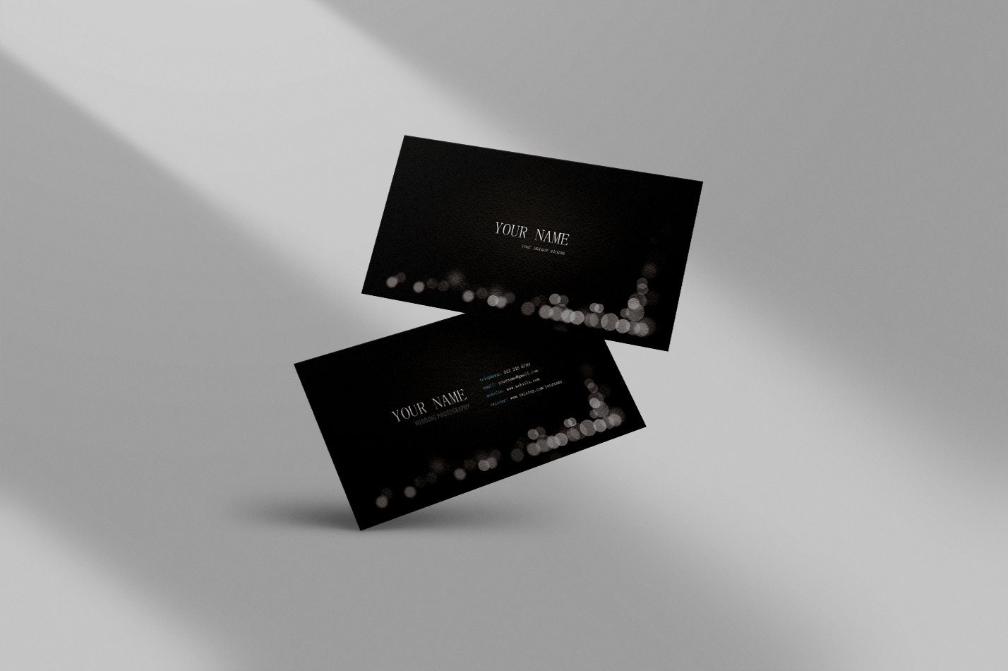 Visiting Cards. Invitation Edit and Print 2024 Photoshop - Etsy