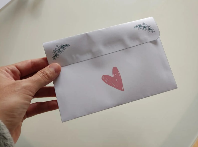 Plantillas de Sobres para imprimir PDF 2024 - Etsy España