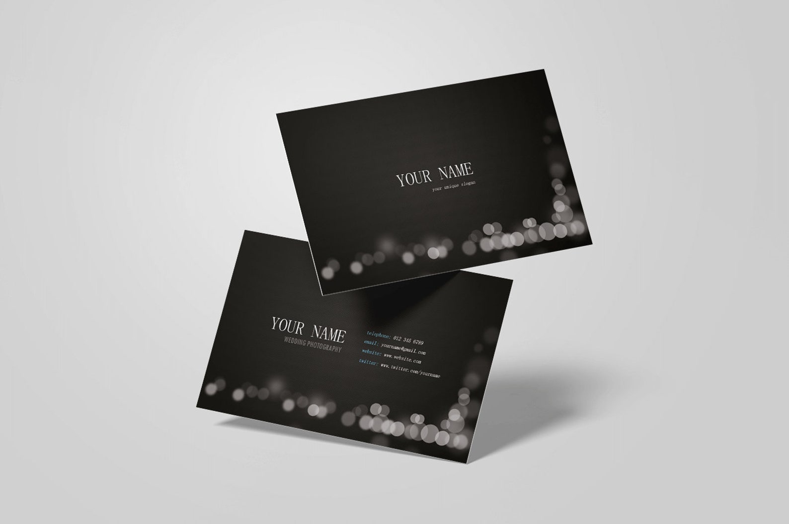 Visiting Cards. Invitation Edit and Print 2024 Photoshop - Etsy