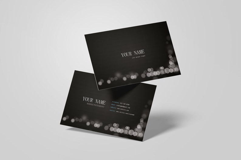 Visiting Cards. Invitation Edit and Print 2024 Photoshop - Etsy