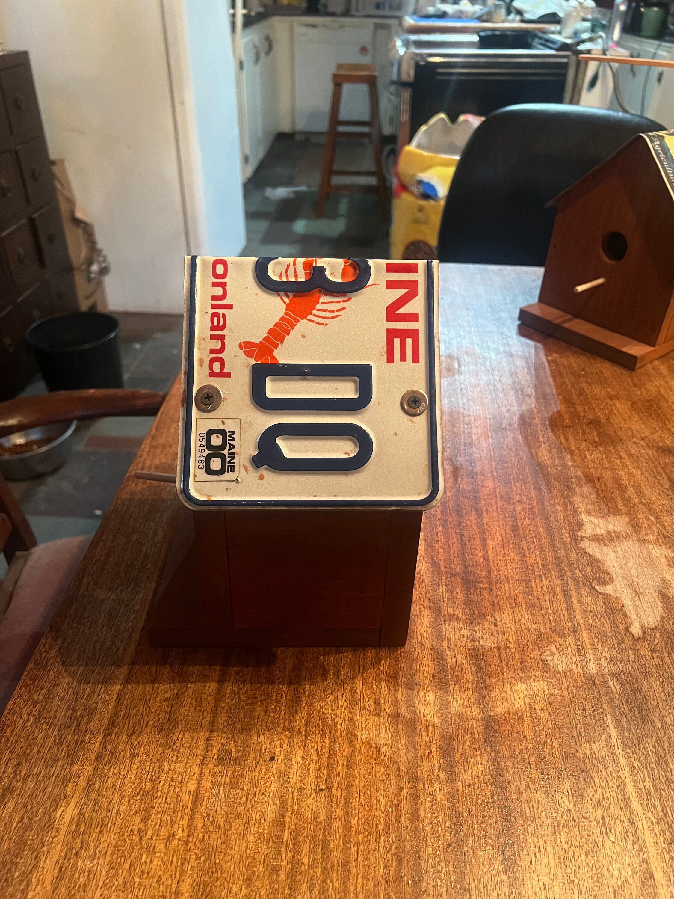 Hand Made License Plate Bird House - Etsy