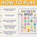 120 Easter Bingo Cards Printable Game, Easter Bingo Boards Activity for ...
