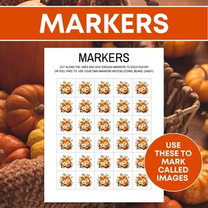 60 Fall Bingo Cards Printable Game, Fall Autumn Bingo Boards, Fall ...