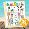 30 Carnival Bingo Cards Printable Game, Carnival Party Bingo Boards ...
