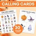 30 Halloween Bingo Cards Printable Game,halloween Fall Bingo Boards ...