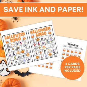 30 Halloween Bingo Cards Printable Game,halloween Fall Bingo Boards ...