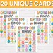 120 Easter Bingo Cards Printable Game, Easter Bingo Boards Activity for ...
