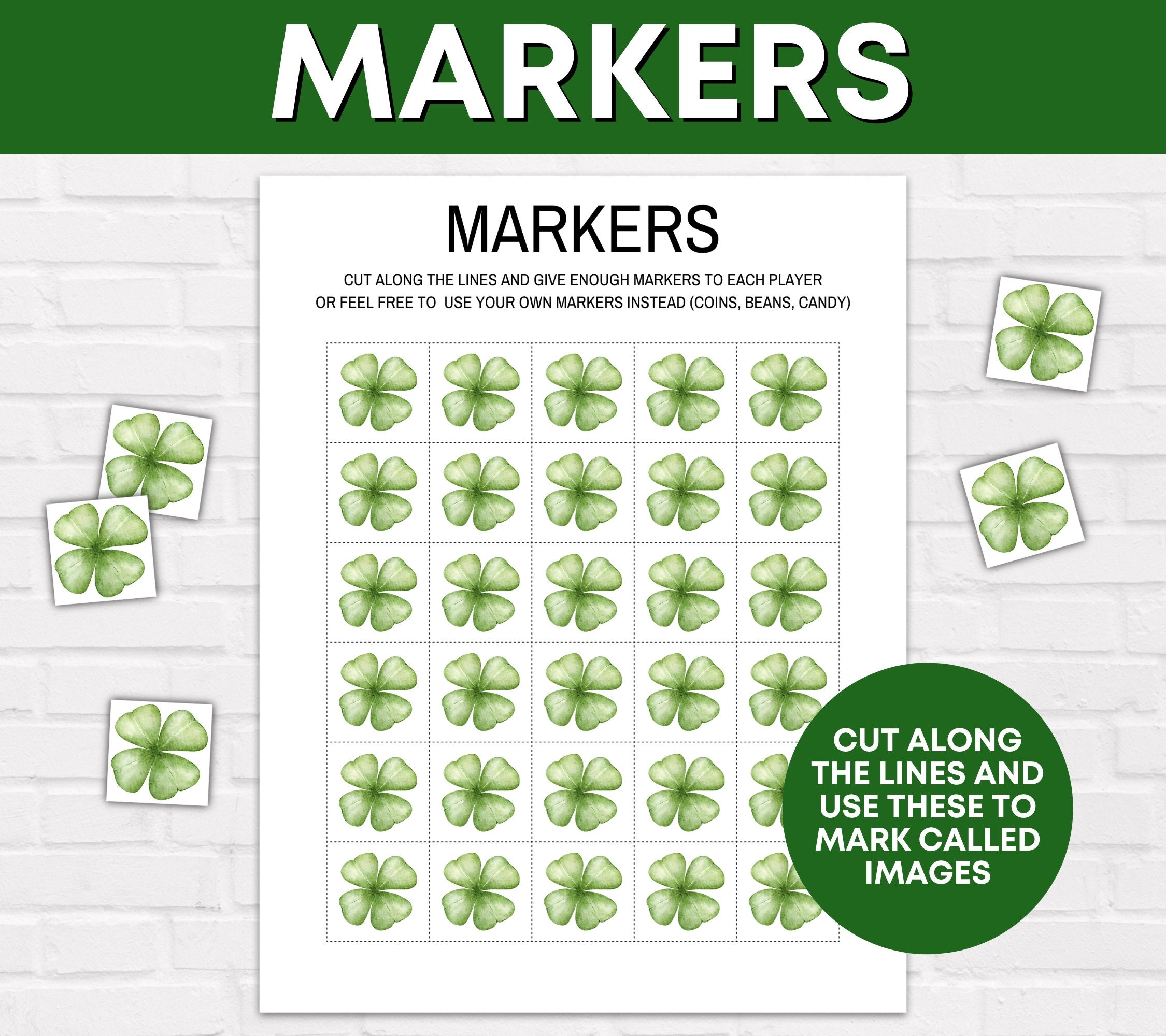 30 St Patricks Day Bingo Cards Game Printable, St Patrick Bingo Boards ...