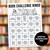 Book Challenge Bingo Printable, Reading Challenge Bingo PDF, Reading ...
