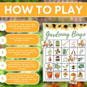 30 Gardening Bingo Cards Printable Game, Gardening Club Bingo Activity ...