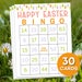30 Easter Bingo Cards Printable Game, Easter Bingo Boards Activity for ...