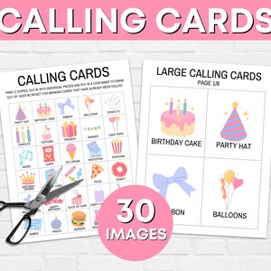 120 Birthday Bingo Cards Printable Game, Pastel Kids Birthday Bingo ...
