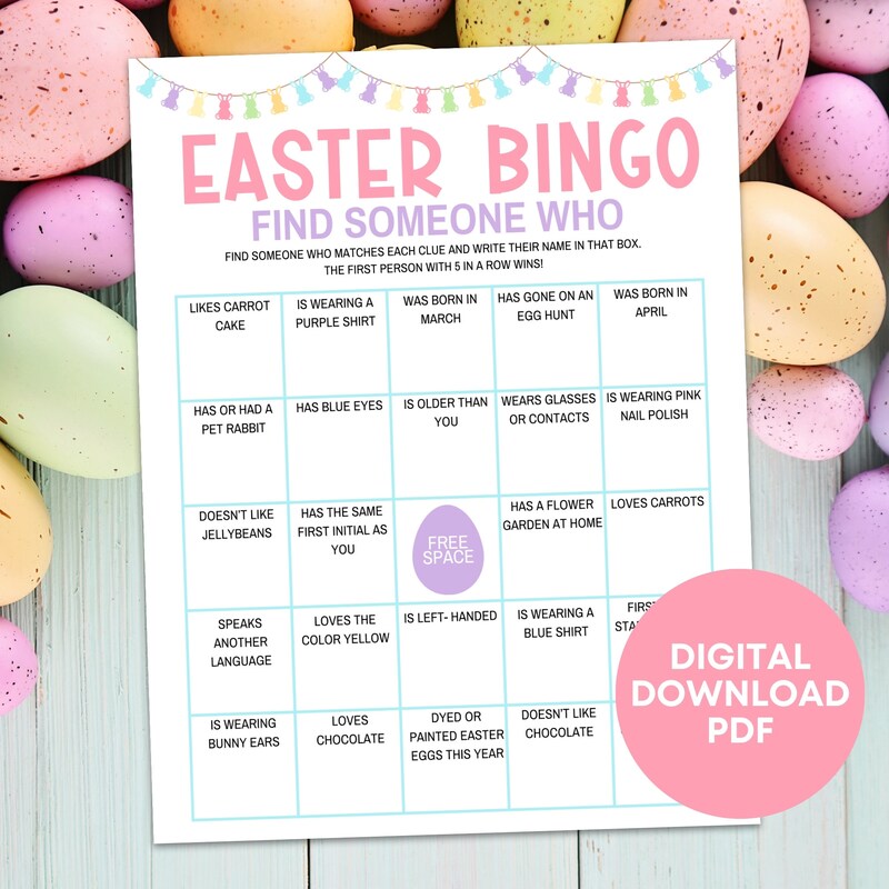 Find Someone Who Game - Etsy