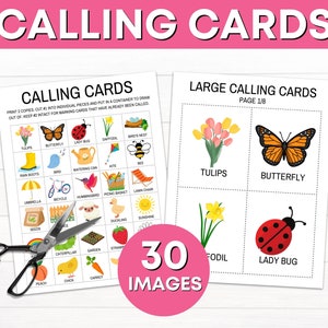 30 Spring Bingo Cards Printable Game, Spring Bingo Kids Classroom ...