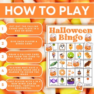 60 Halloween Bingo Cards Printable Game,halloween Fall Bingo Boards ...