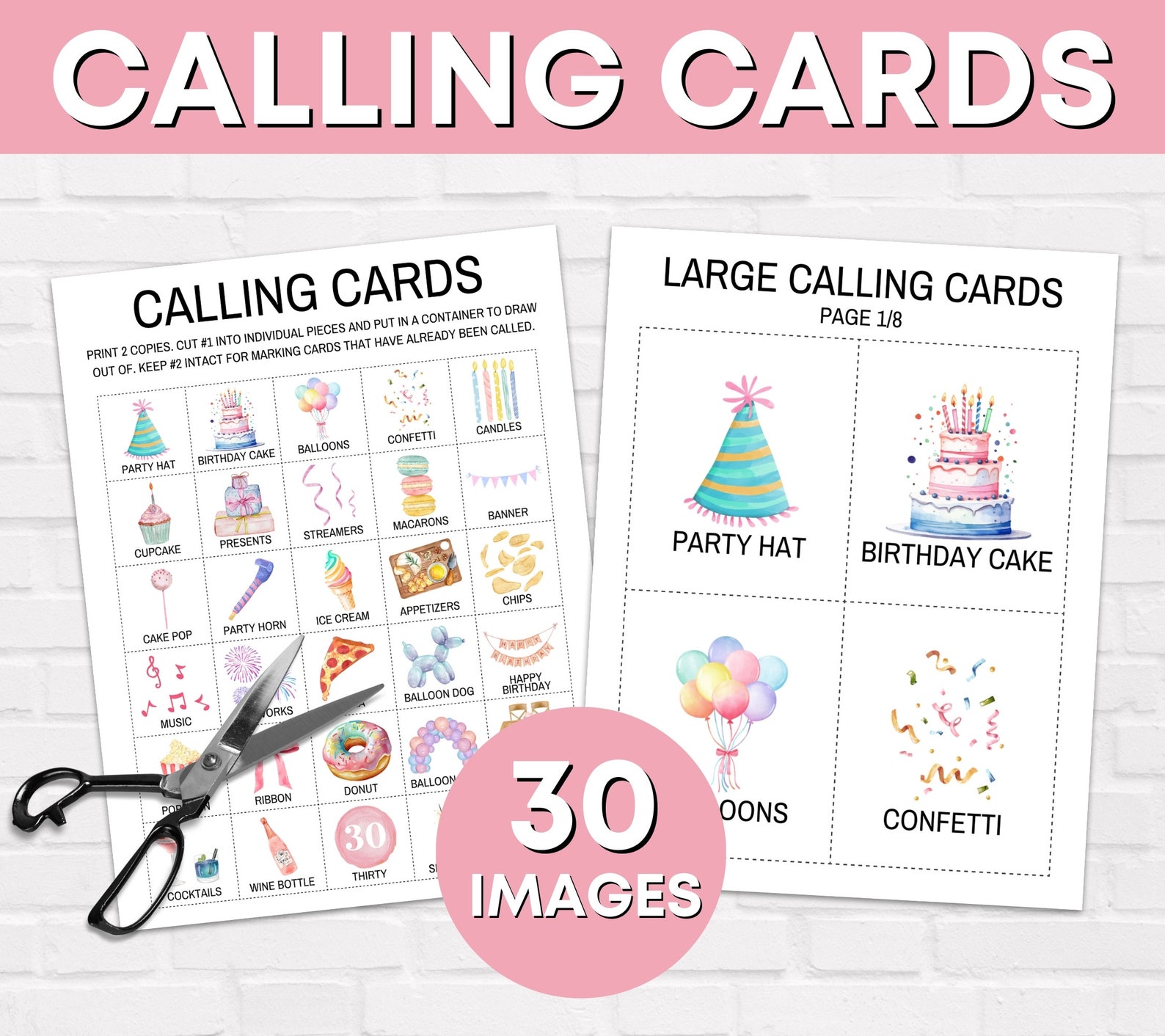 90 30th Birthday Bingo Cards Printable Game, 30th Birthday Party Bingo ...