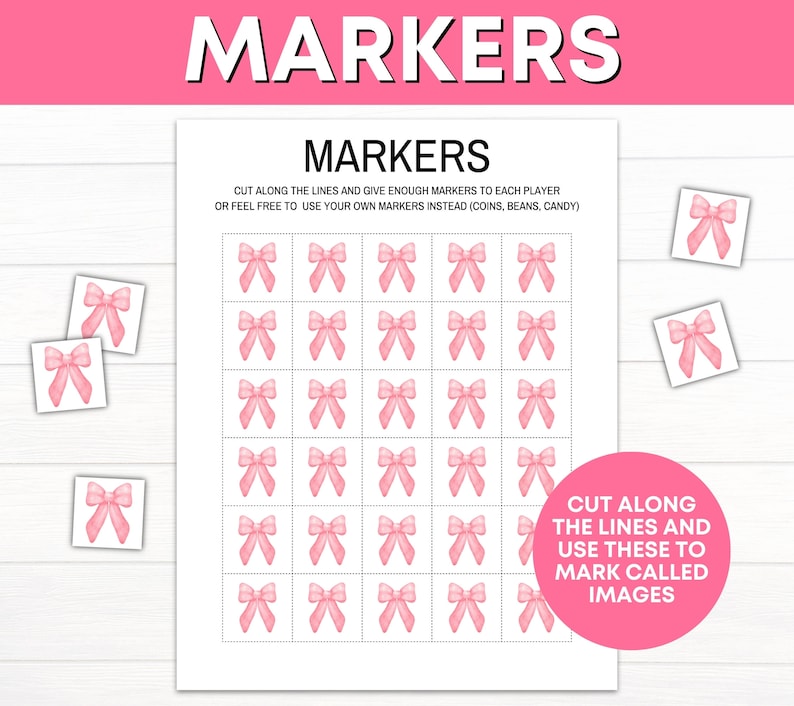 120 Girly Pink Aesthetic Bingo Cards Printable Game, Pink Girl Coquette ...