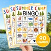 30 Birthday Bingo Cards Printable Game, Pastel Kids Birthday Bingo ...