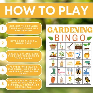 90 Gardening Bingo Cards Printable Game, Gardening Club Bingo Activity ...