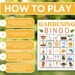 90 Gardening Bingo Cards Printable Game, Gardening Club Bingo Activity ...