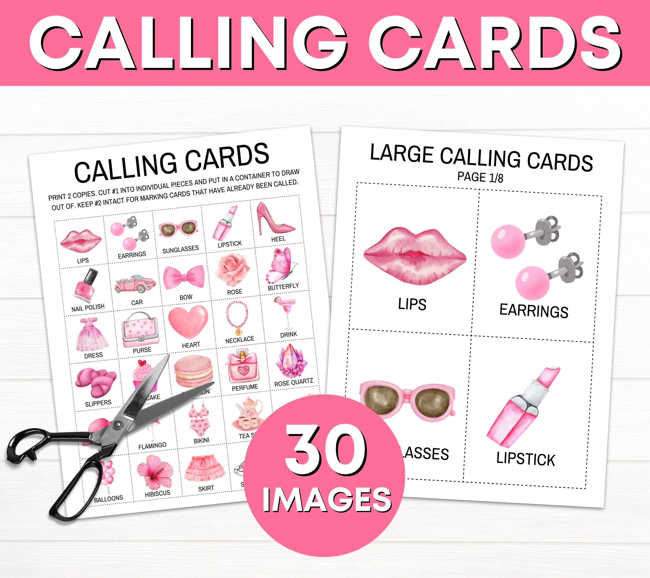 120 Girly Pink Aesthetic Bingo Cards Printable Game, Pink Girl Coquette ...