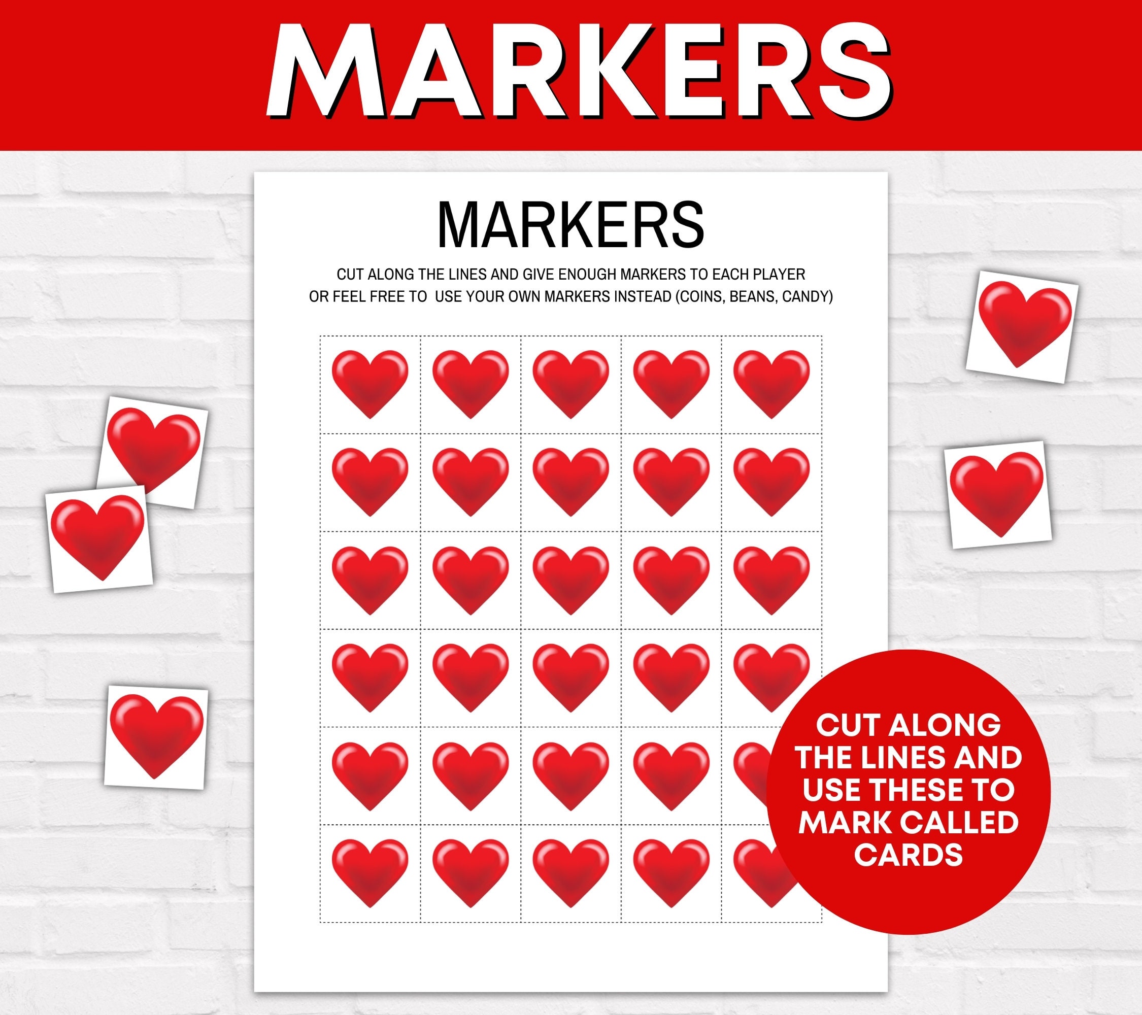 90 Valentines Animal Bingo Cards Printable Game, Valentines Animal ...