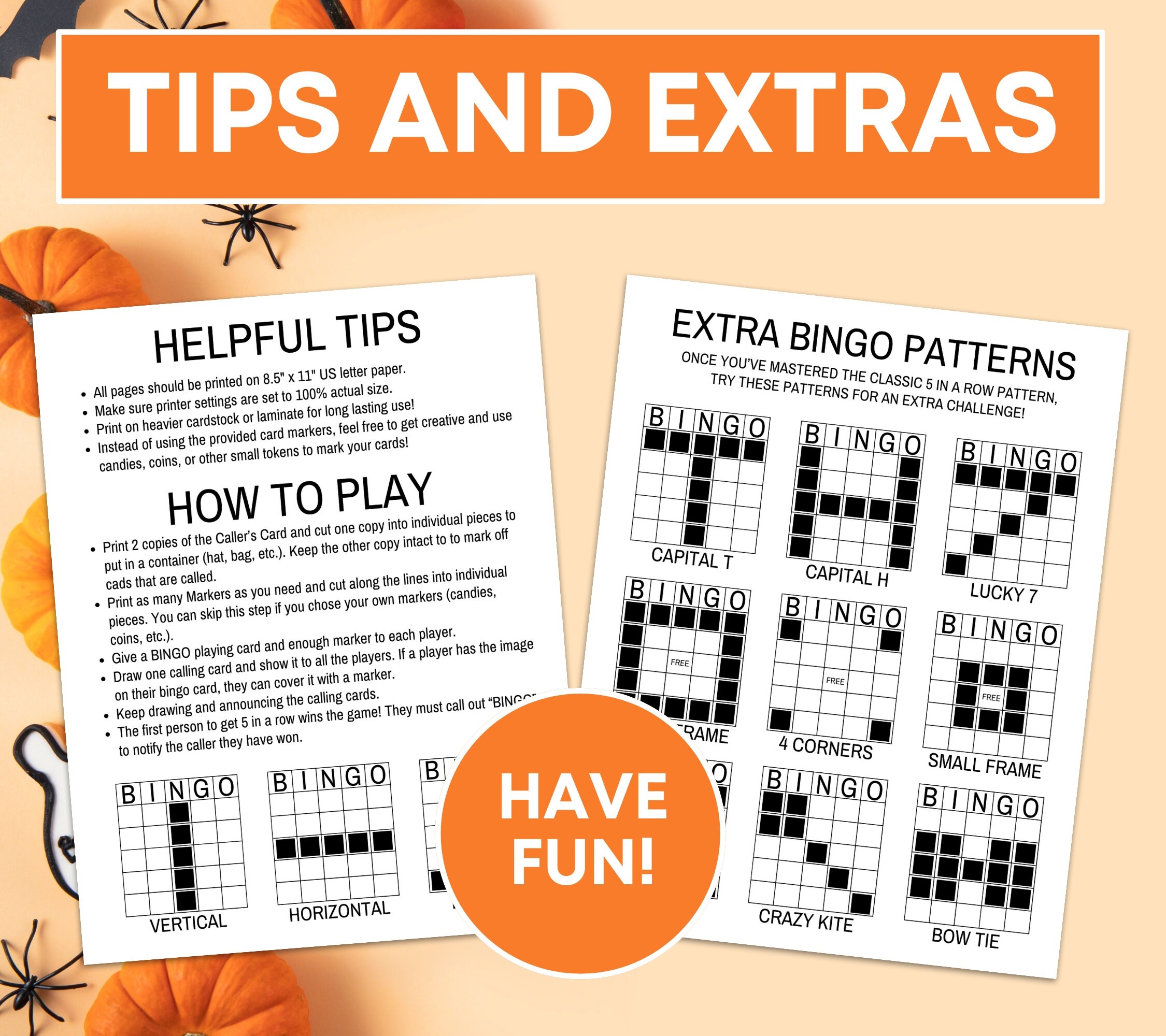 30 Halloween Bingo Cards Printable Game,halloween Fall Bingo Boards ...