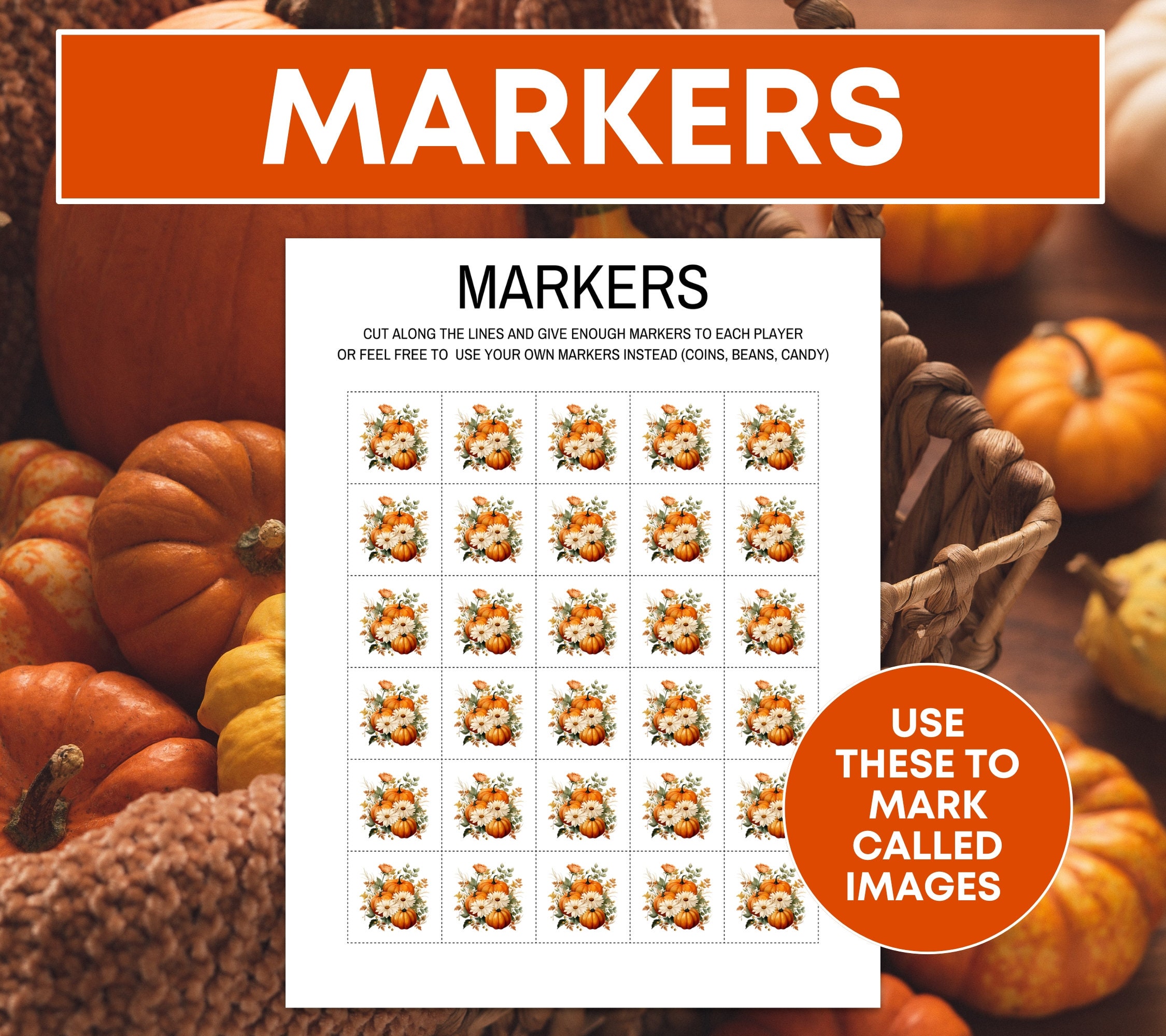 30 Fall Bingo Cards Printable Game, Fall Autumn Bingo Boards, Fall ...