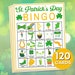 120 St Patricks Day Bingo Cards Game Printable, St Patrick Bingo Board ...