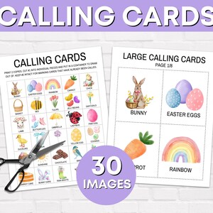 120 Easter Bingo Cards Printable Game, Easter Bingo Board Activity for ...