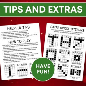 100 Christmas Bingo Card Printable Game,christmas Bingo Board Game for ...