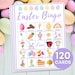 30 Easter Bingo Cards Printable Game, Easter Bingo Boards Activity for ...