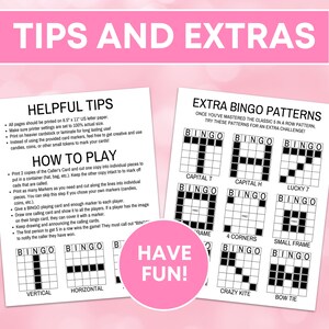 30 Glamping Bingo Cards Printable Game, Girls Camping Party Bingo Game ...