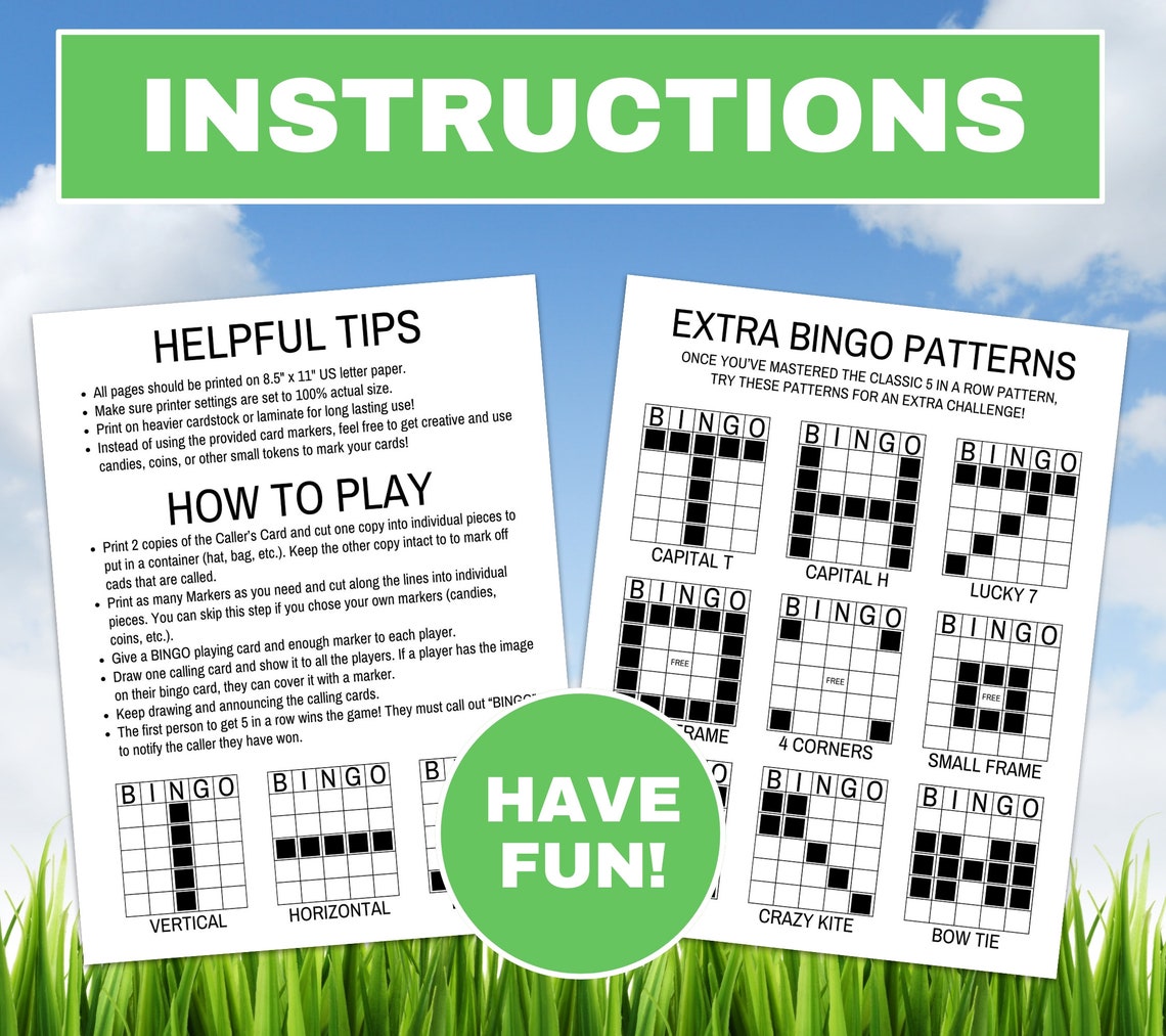 30 Spring Bingo Cards Printable Game, Spring Bingo Kids Classroom ...