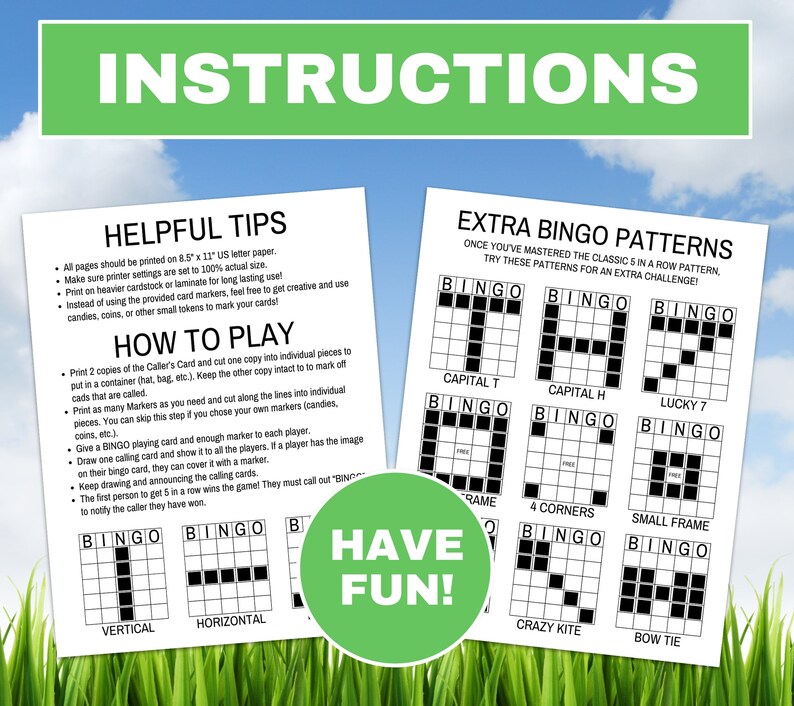 30 Spring Bingo Cards Printable Game, Spring Bingo Kids Classroom ...