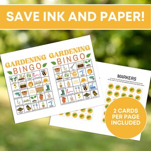 90 Gardening Bingo Cards Printable Game, Gardening Club Bingo Activity ...