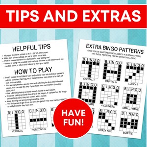 120 Carnival Bingo Cards Printable Game, Carnival Party Bingo Boards ...