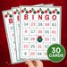 30 Carnival Bingo Cards Printable Game, Carnival Party Bingo Boards ...