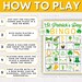 60 St Patricks Day Bingo Cards Game Printable, St Patrick Bingo Board ...